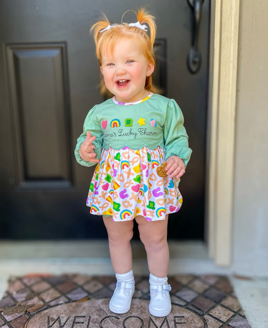 GIRL MAMA'S LUCKY CHARM BLOOMER SET – Saving Grace Smocks